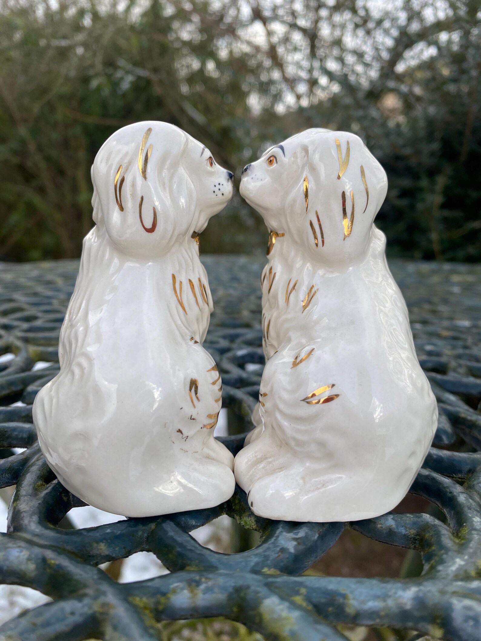 Beswick Old English Dogs (left and Right Facing Pairs )model Nos 1378/7 ...