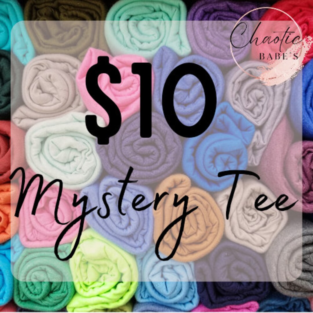 Mystery T-shirt, Grab Bag, Completed Shirt, Graphic Tee, Ready to Ship ...