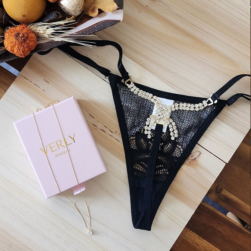Sexy Panties and 18k Gold Necklace Kit Girlfriend Gift Gift - Etsy