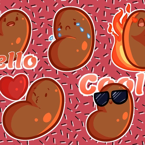 Bean Emotes for Twitch - Etsy