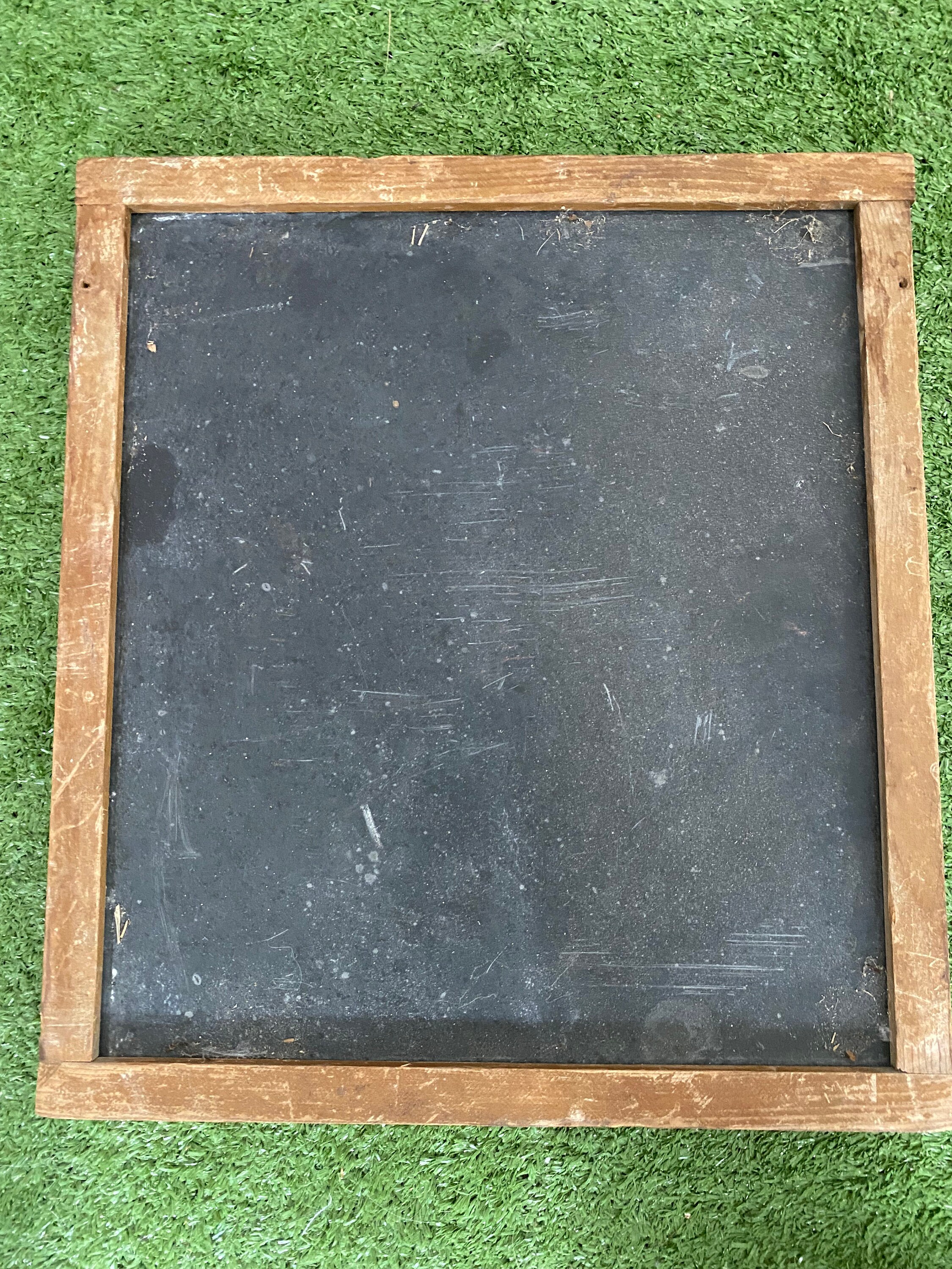 Antique Slate Chalkboard, Wood Framed Chalkboard - Etsy