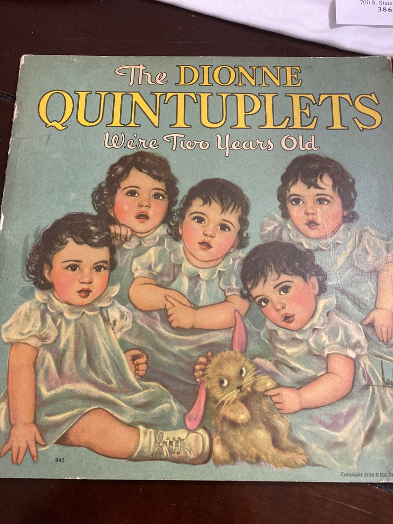 The Dionne Quintuplets: We’re Two Years Old Picture Book 1936, Whitman/thornton - Etsy