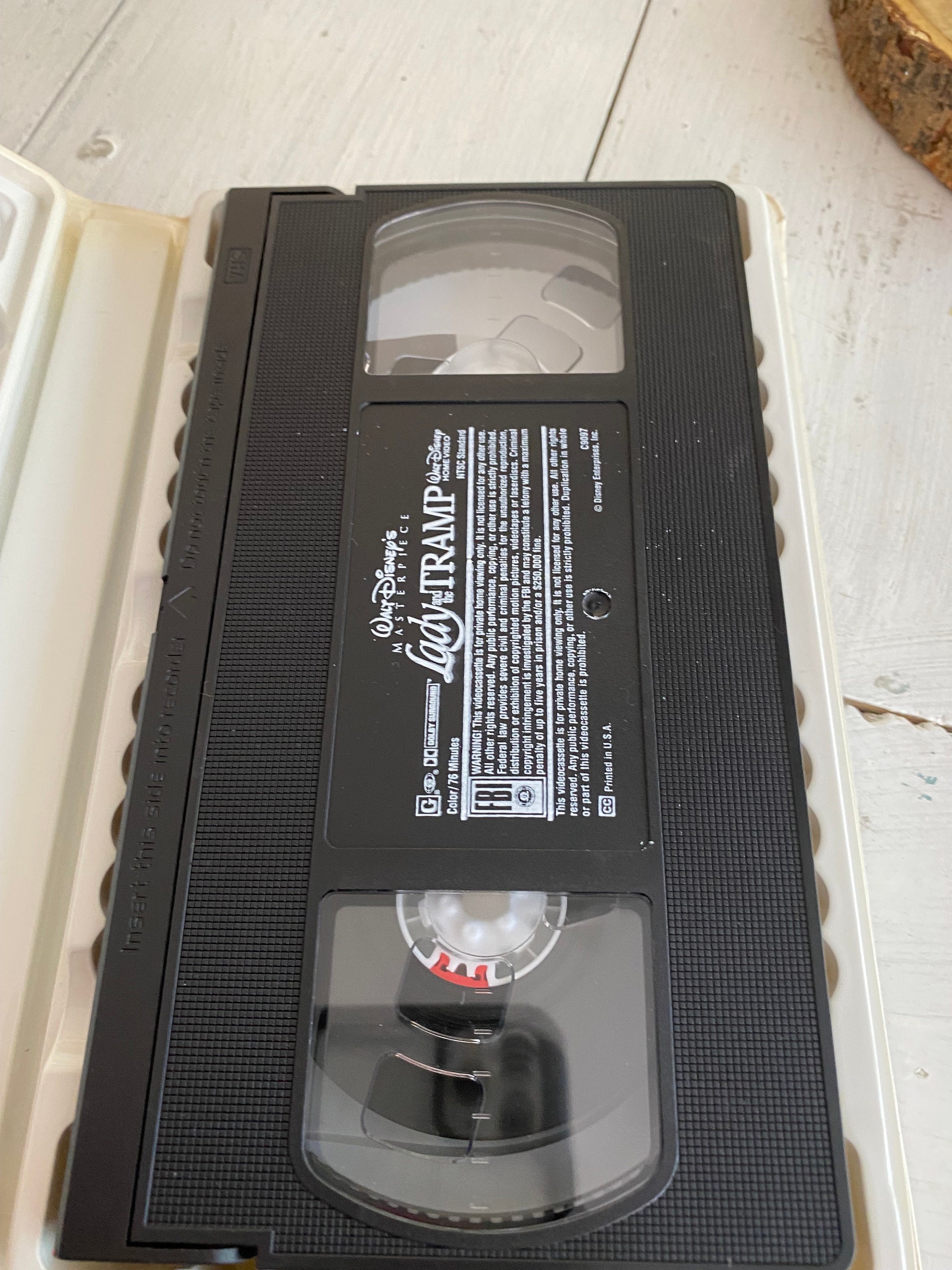 Lady & the Tramp Walt Disney Masterpiece Collection VHS Fully Restored ...