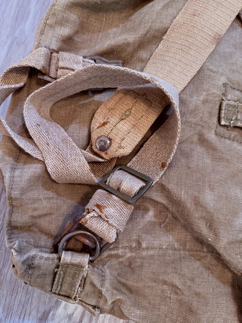 Vintage Czech Army Vintage Rucksack With Y Straps Suspenders M60 Canvas ...
