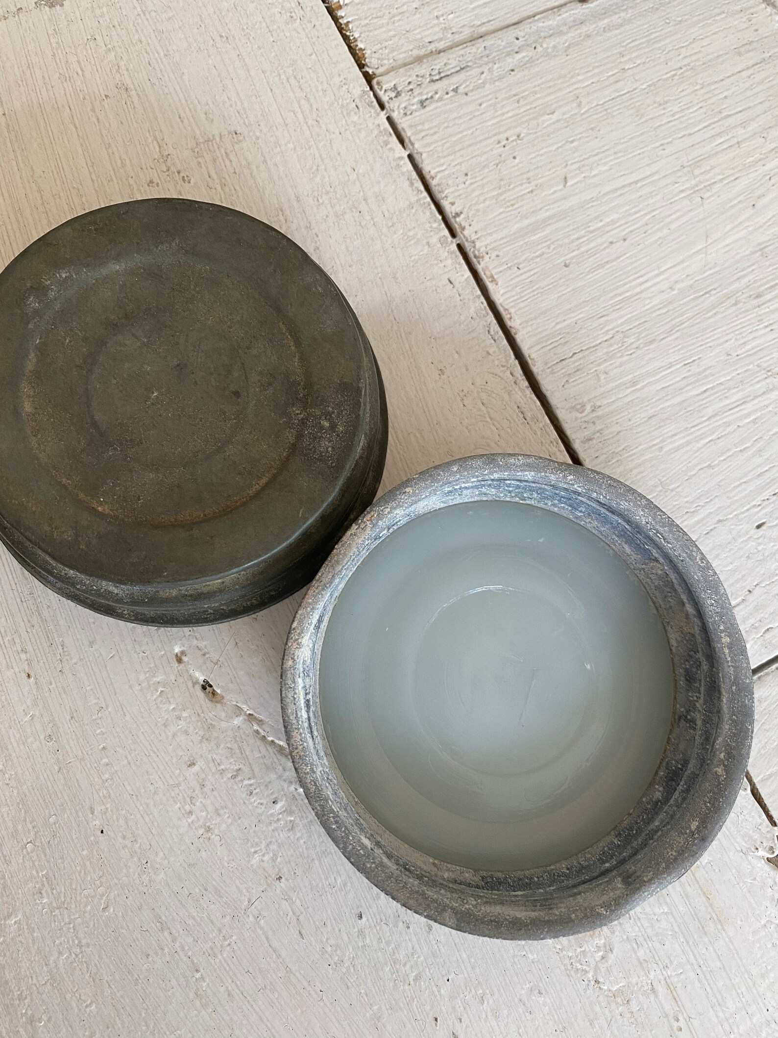 2 Zinc Mason Jar Lids - Etsy