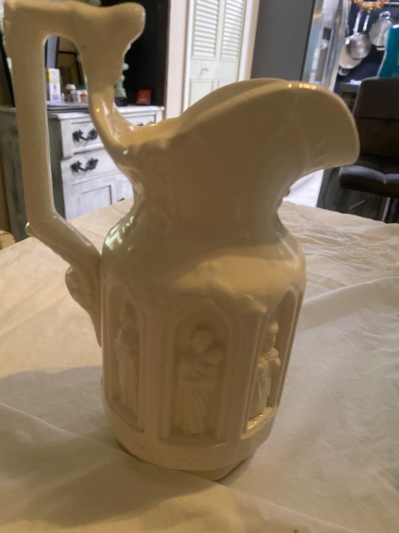 Vintage Religious Pitcher - Etsy