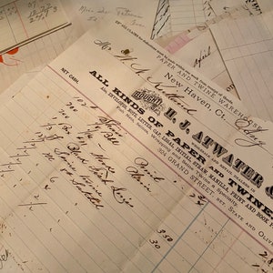 56 1800’s Antique Cash Receipts - Etsy