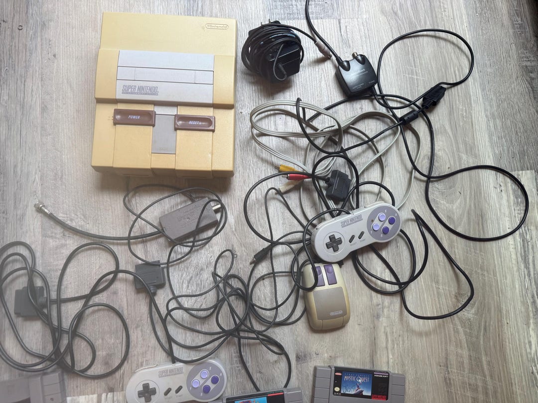 1990’s Super Nintendo System and Game Bundle - Etsy