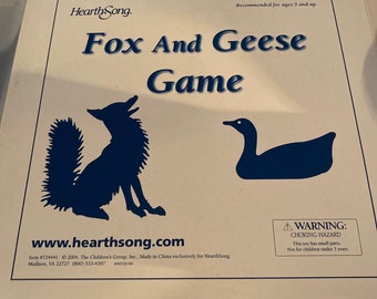 Fox Geese Game - Etsy