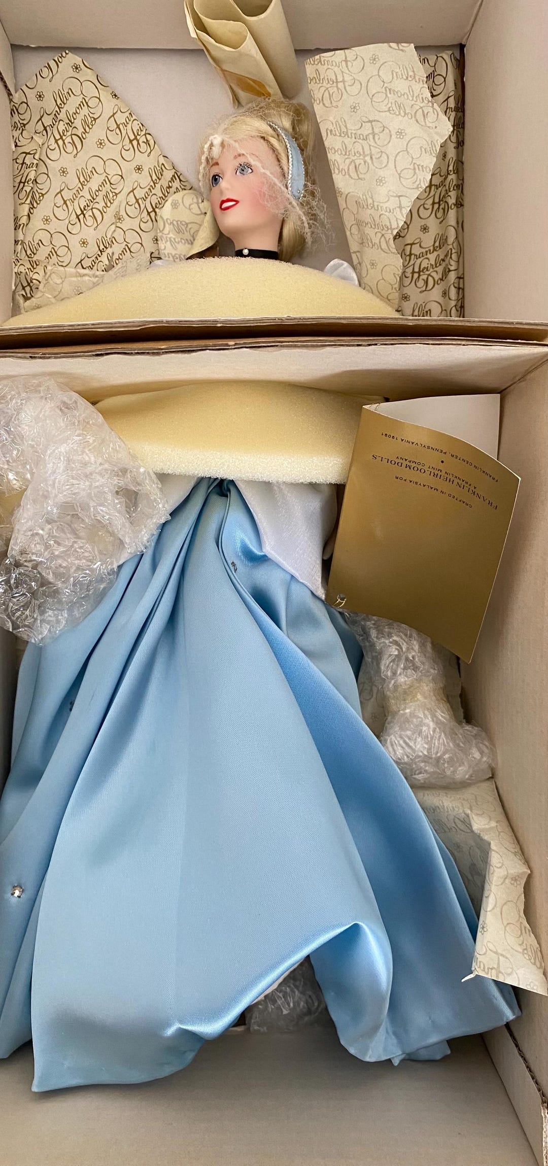 Ashton Drake Porcelain Doll Love's Gentle Kiss of Heavenly Blessings ...