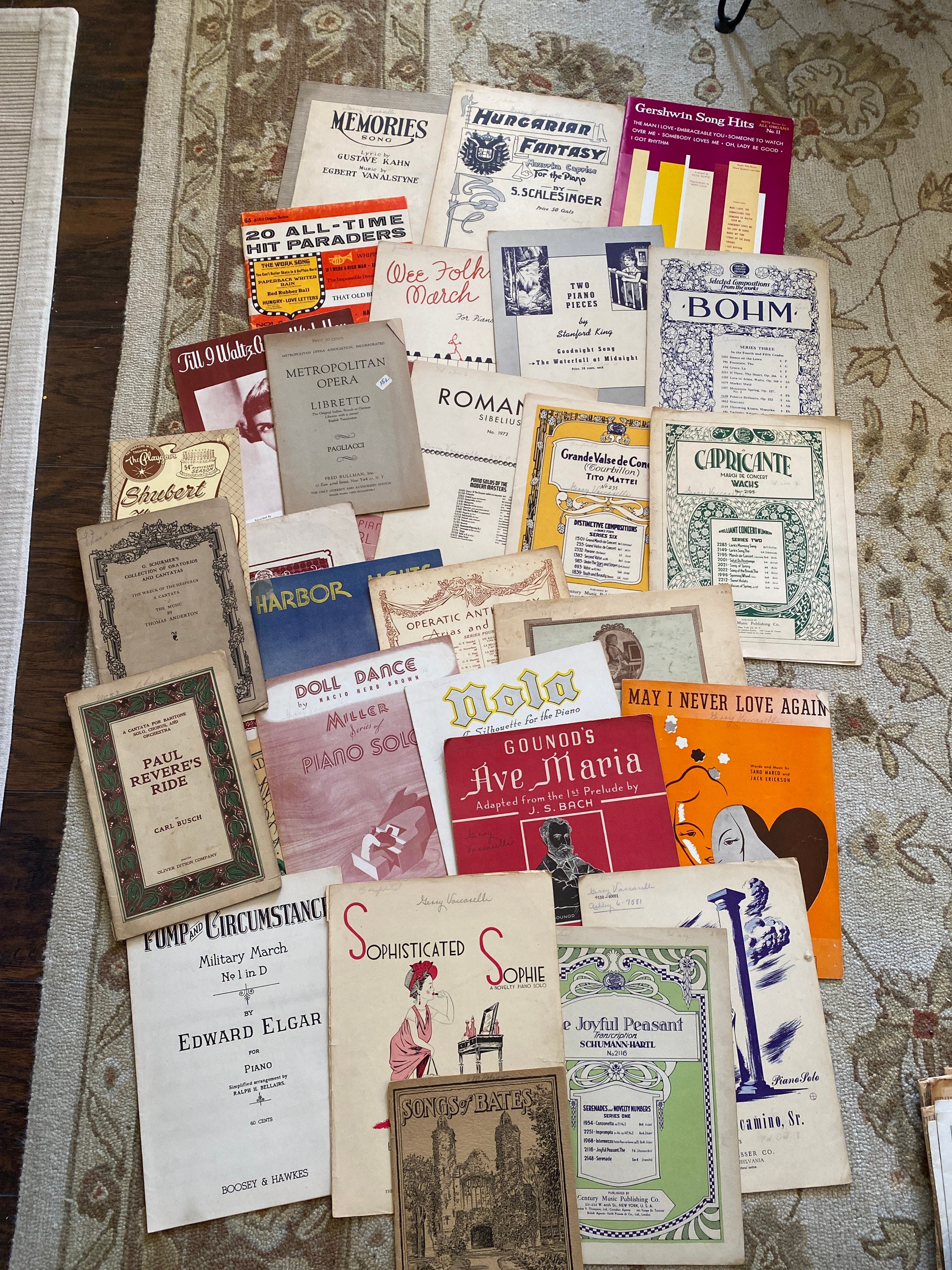 Lot of 55 Early 1900’s Music Sheets - Etsy