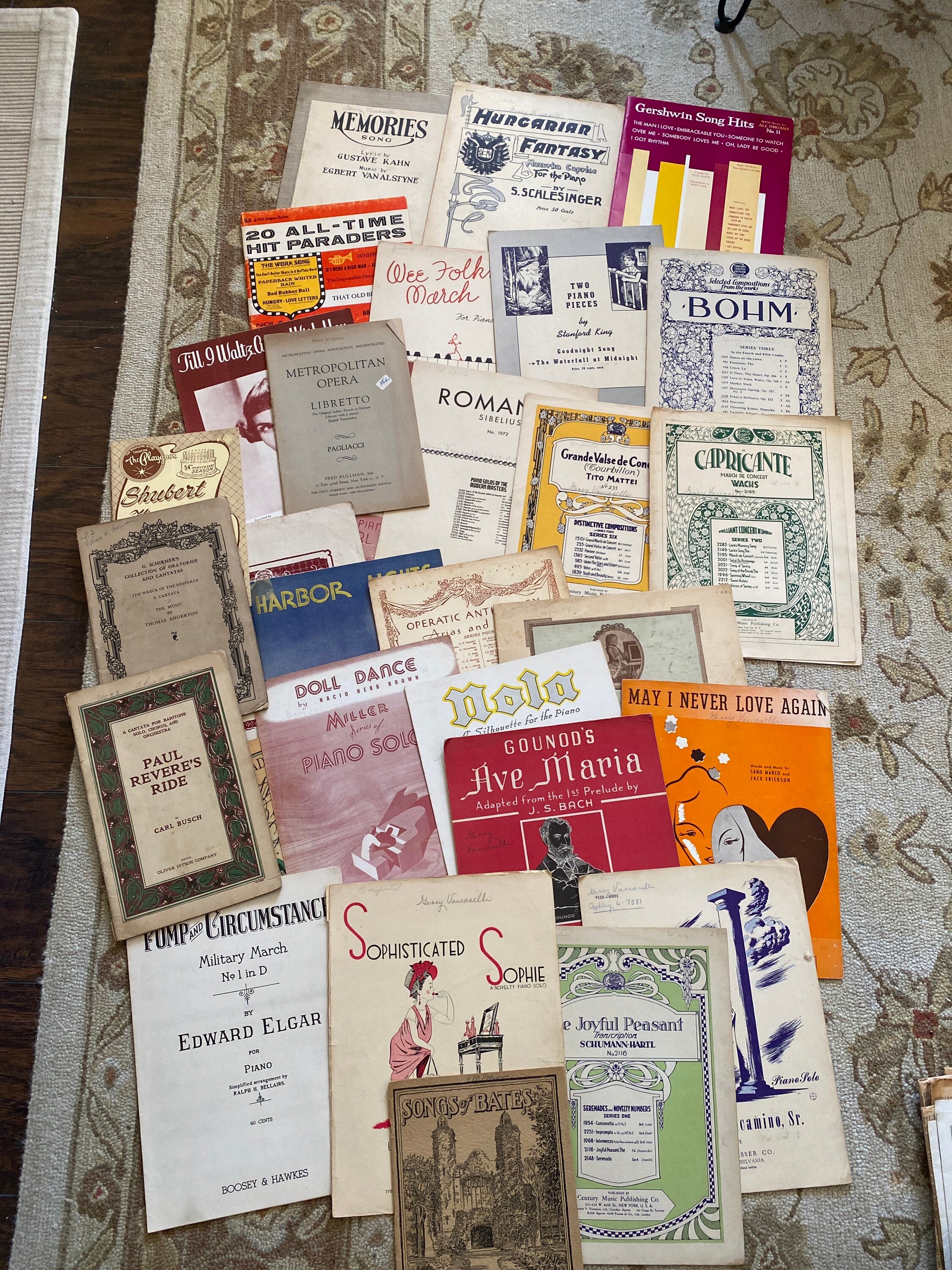 Lot Of 55 Early 1900s Music Sheets Etsy