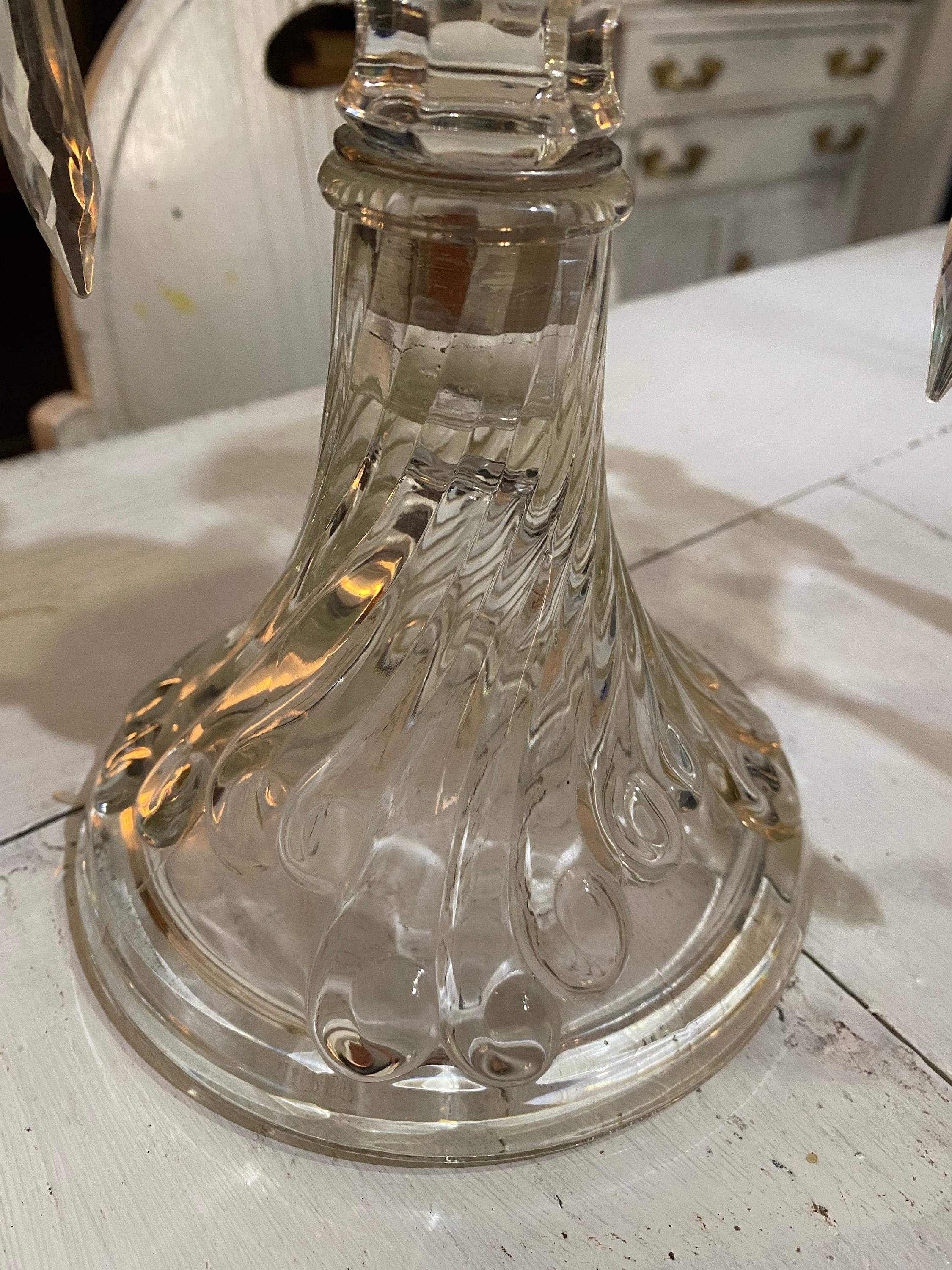 Vintage Double Crystal Candle Opera - Etsy