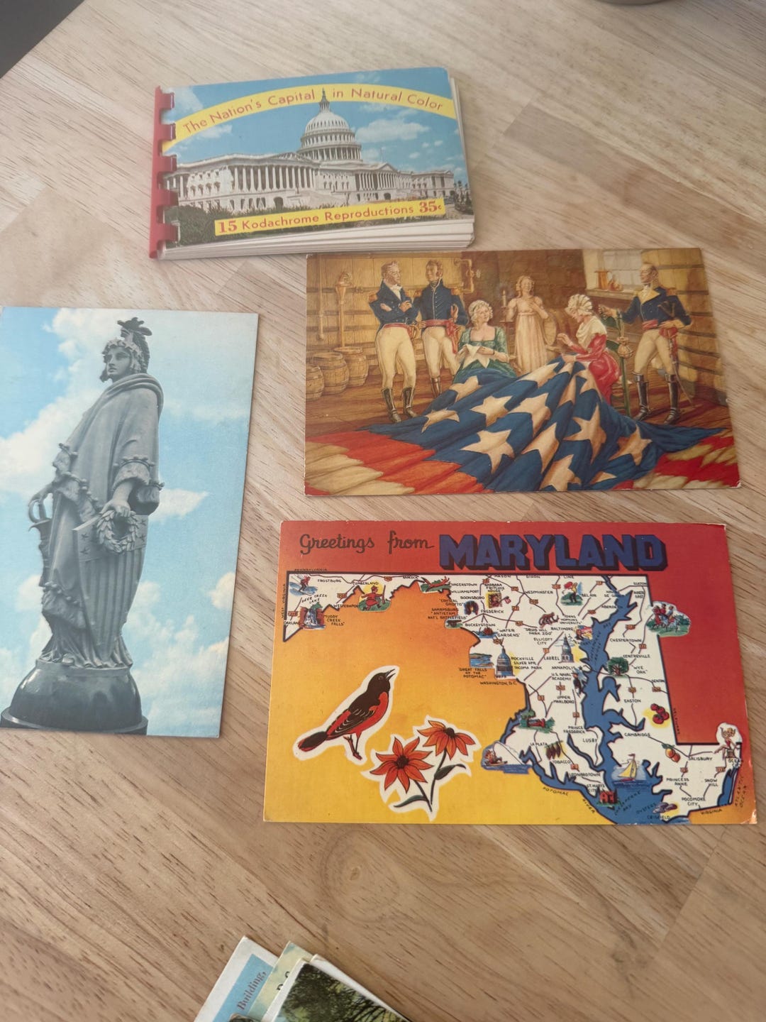 9 Vintage Postcards Plus One Booklet Washington DC - Etsy