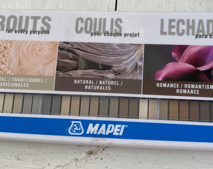 Mapei Grout 40 Color Sample Pack Chart for Picking Grout & Caulk Colors ...