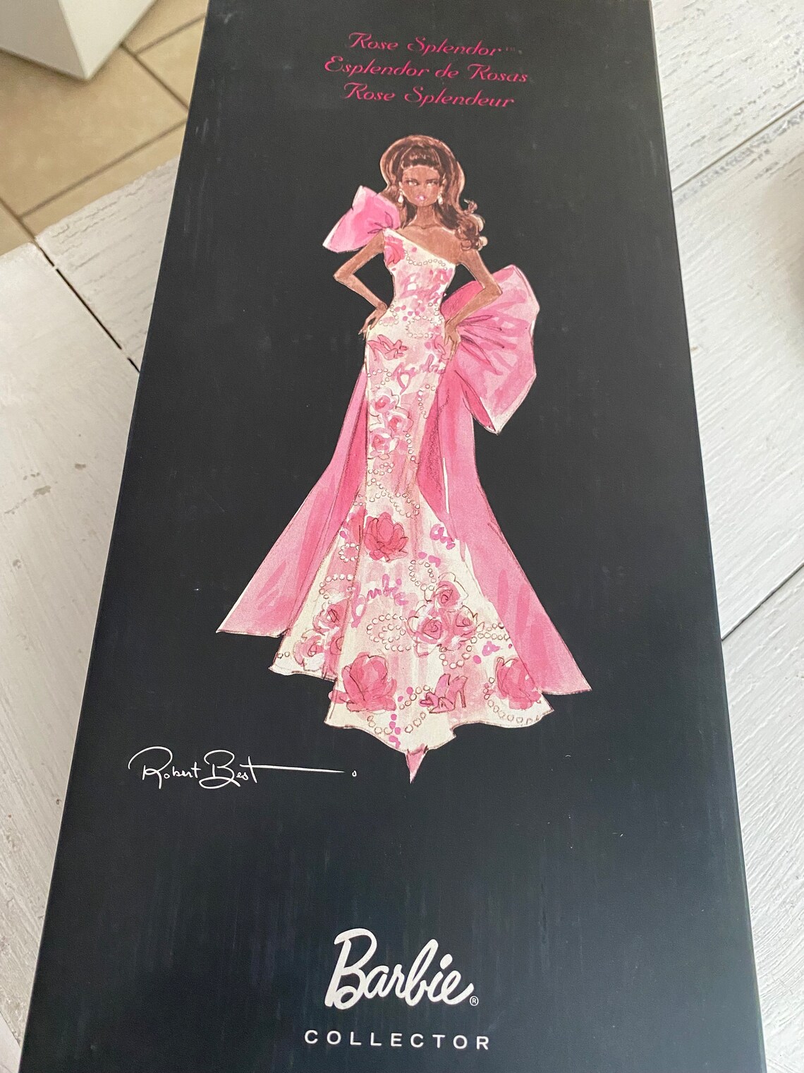 Avon Rose Splendor Barbie Collector Pink Label African American - Etsy