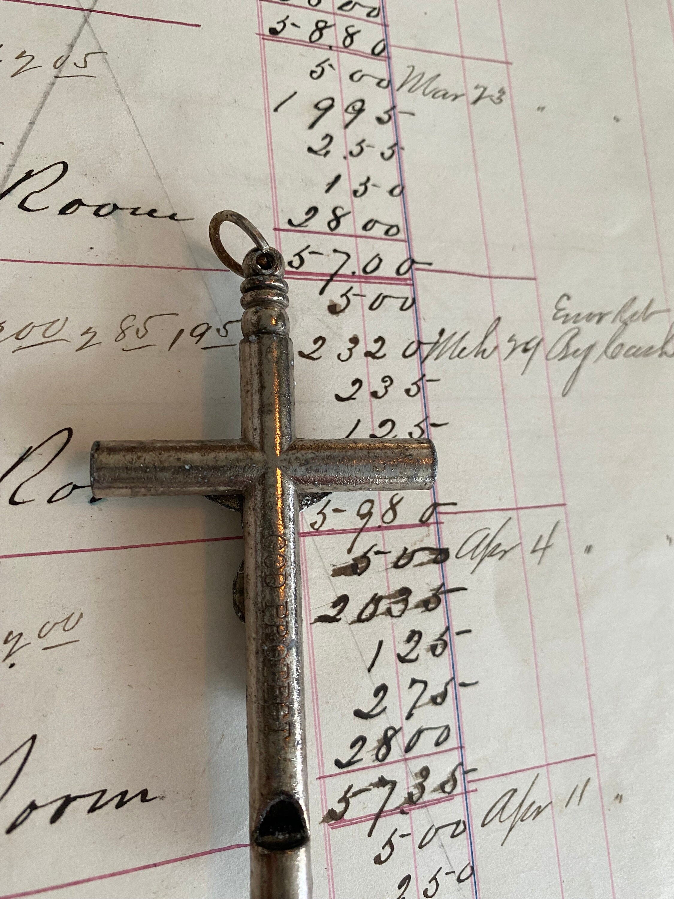 Crucifix Nuns Whistle Christian Catholic Cross God Protect Pendant ...