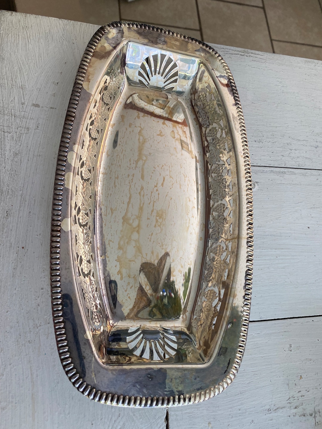 4 Vintage Silver Plate Serving Dishes - Etsy