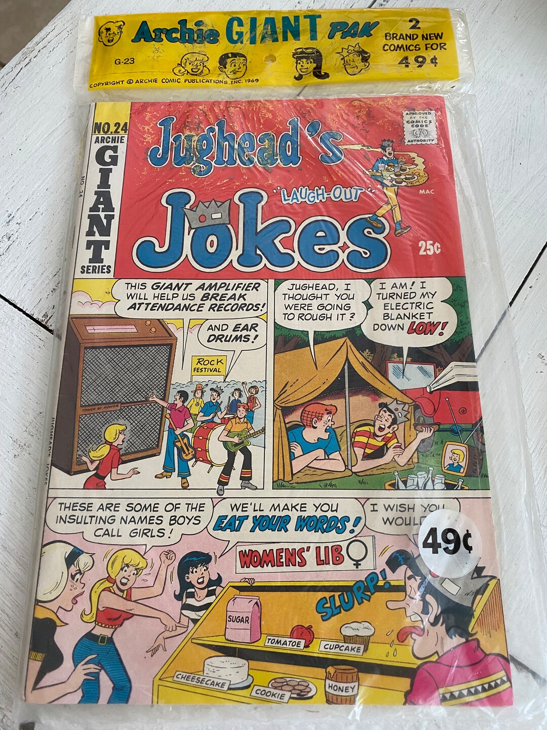 Vintage SEALED Archie Giant Comic Pak #24 and #66! - Etsy