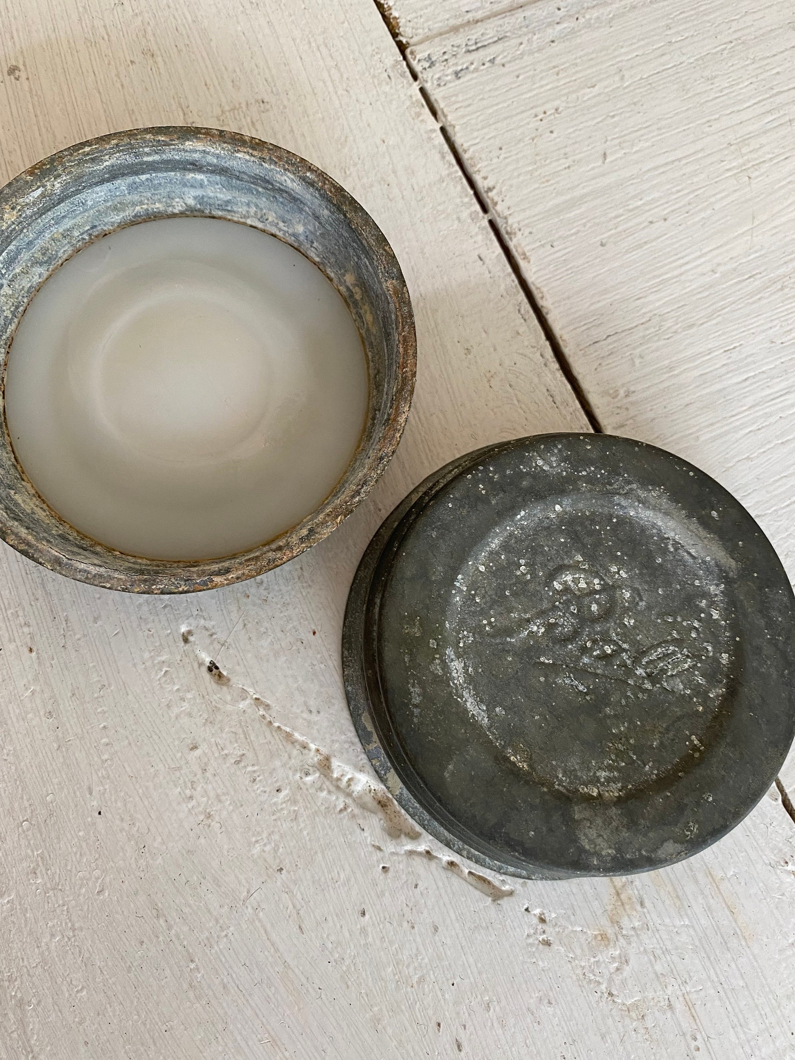 2 Zinc Mason Jar Lids - Etsy