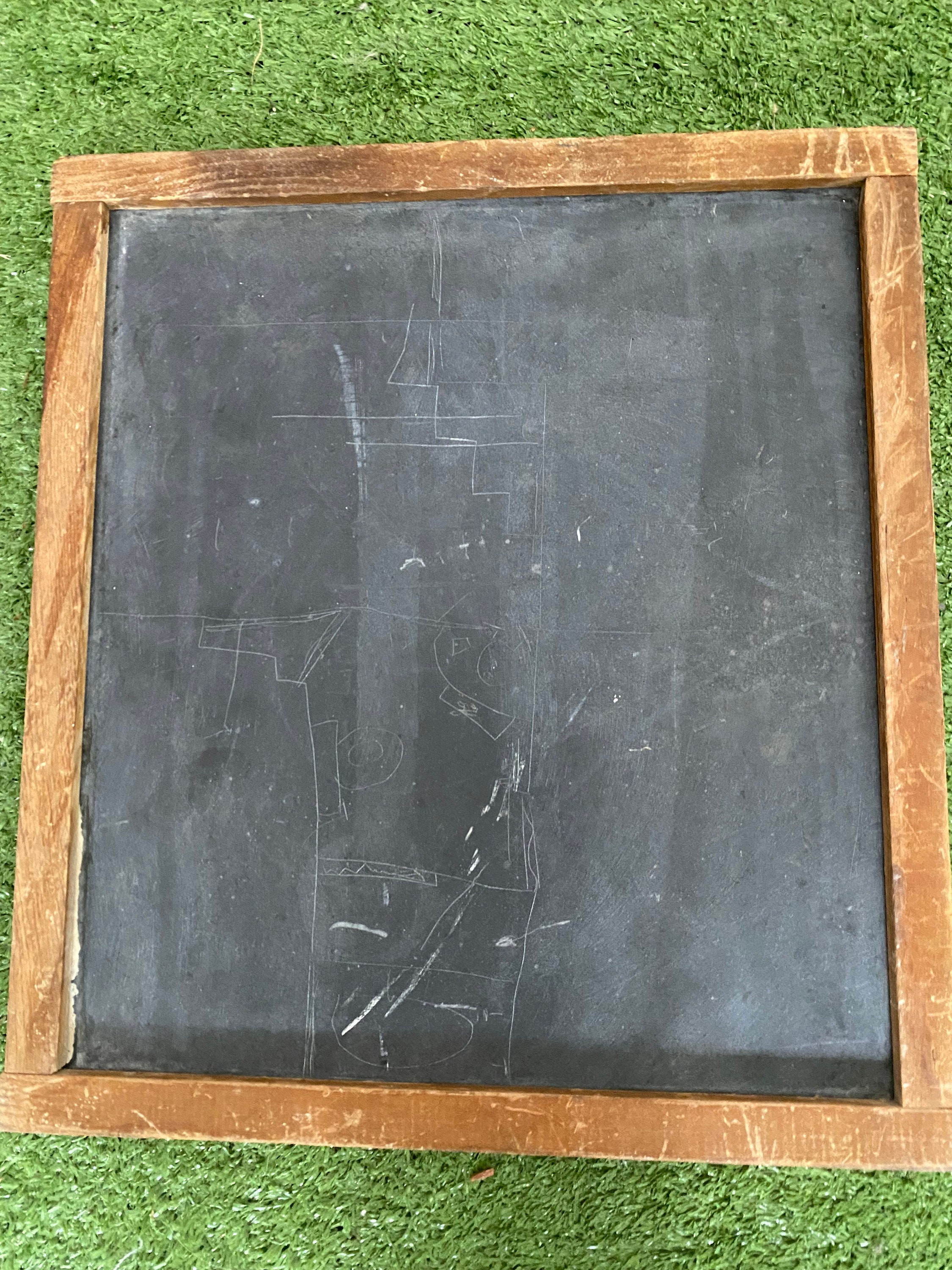 Antique Slate Chalkboard, Wood Framed Chalkboard - Etsy