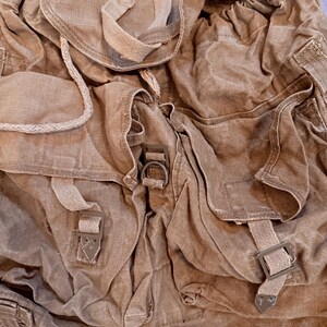 Vintage Czech Army Vintage Rucksack With Y Straps Suspenders M60 Canvas ...