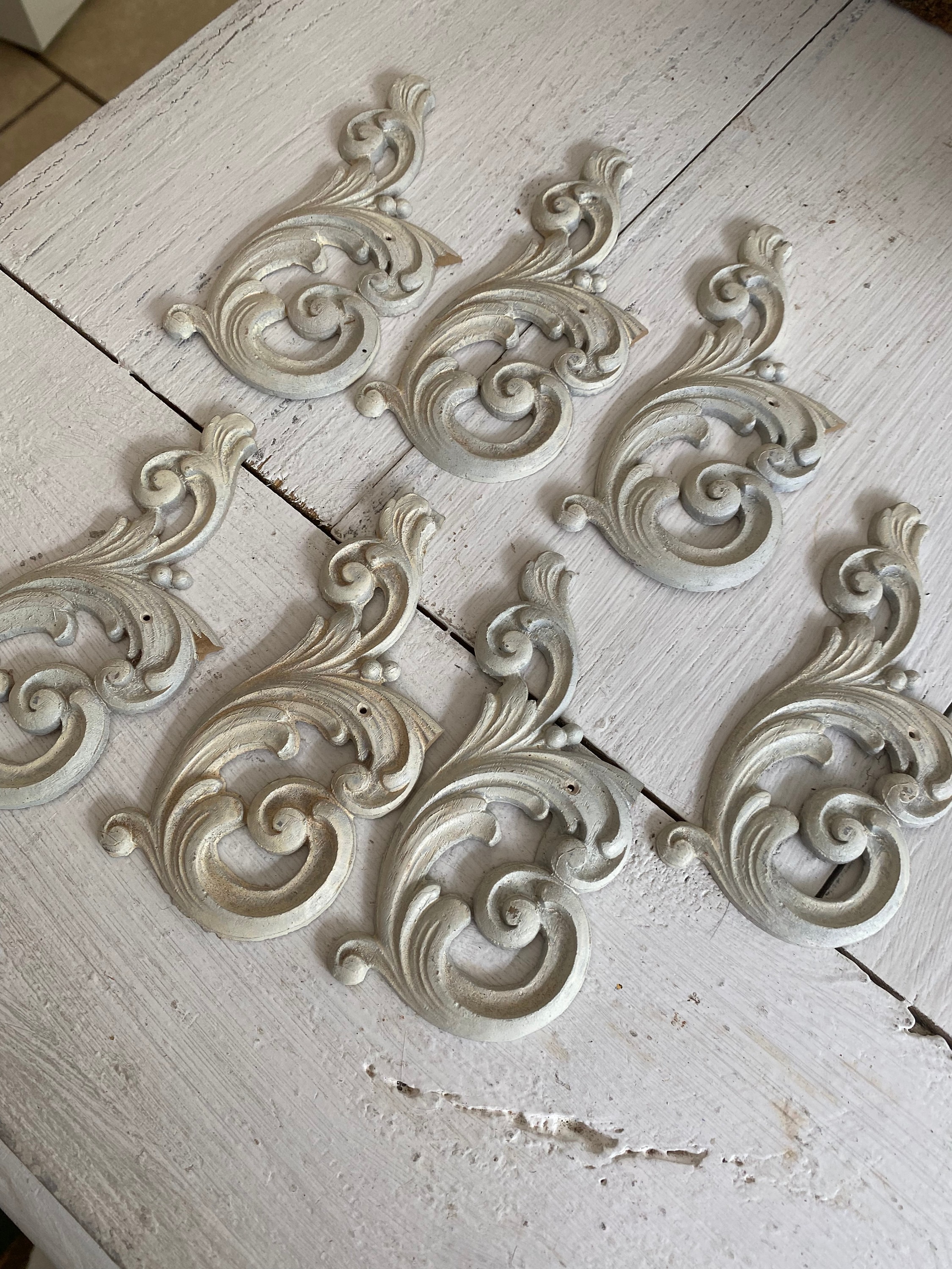 7 Antique Shabby Chic Furniture Appliqués - Etsy