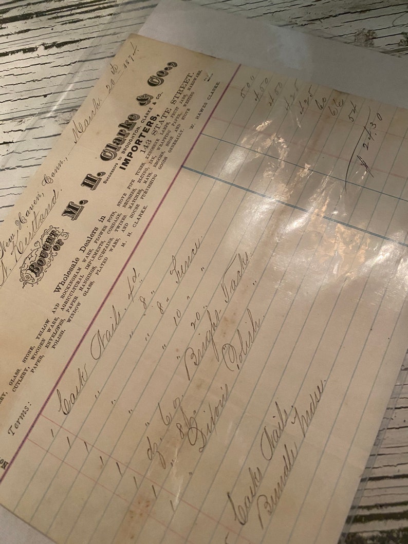 56 1800’s Antique Cash Receipts - Etsy