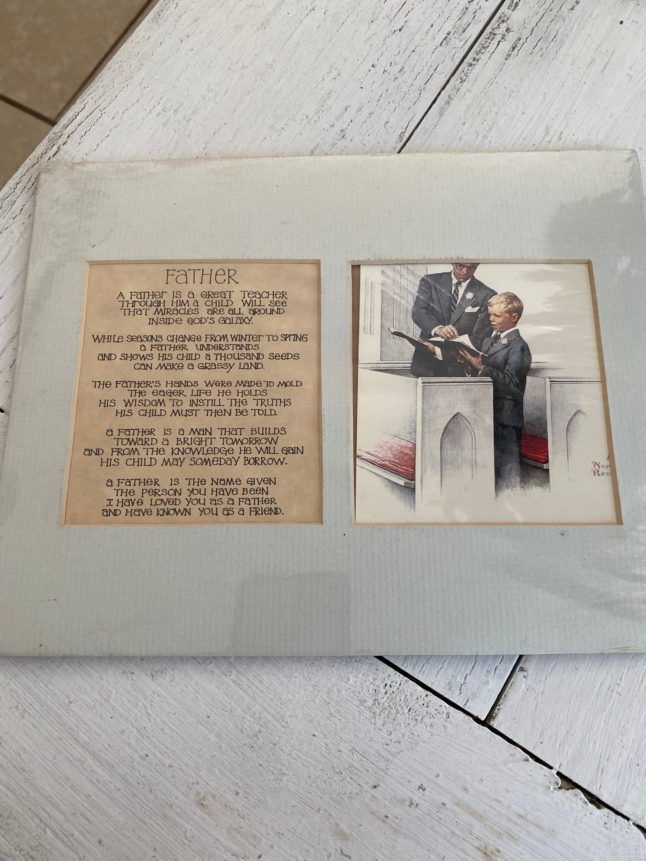 Jerry Schultz Plaque Father Gifts Wall Hangings Vintage Handcrafted - Etsy