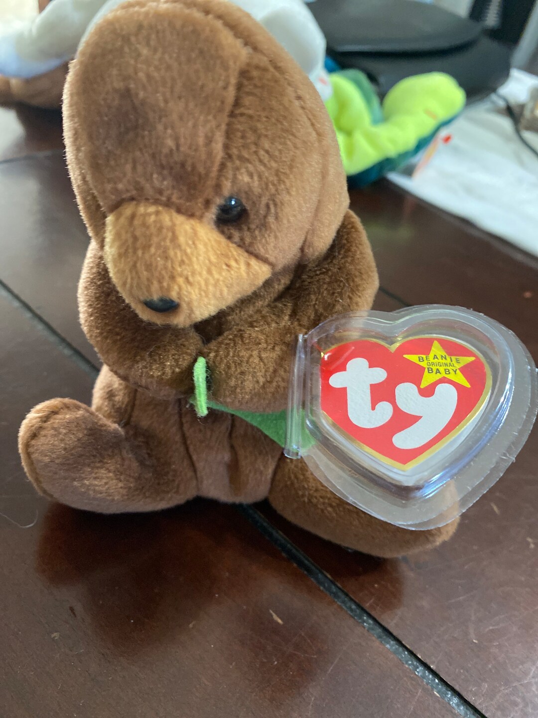 Ty Beanie Baby Babies Seaweed the Otter With Tags Style - 4080 - Etsy