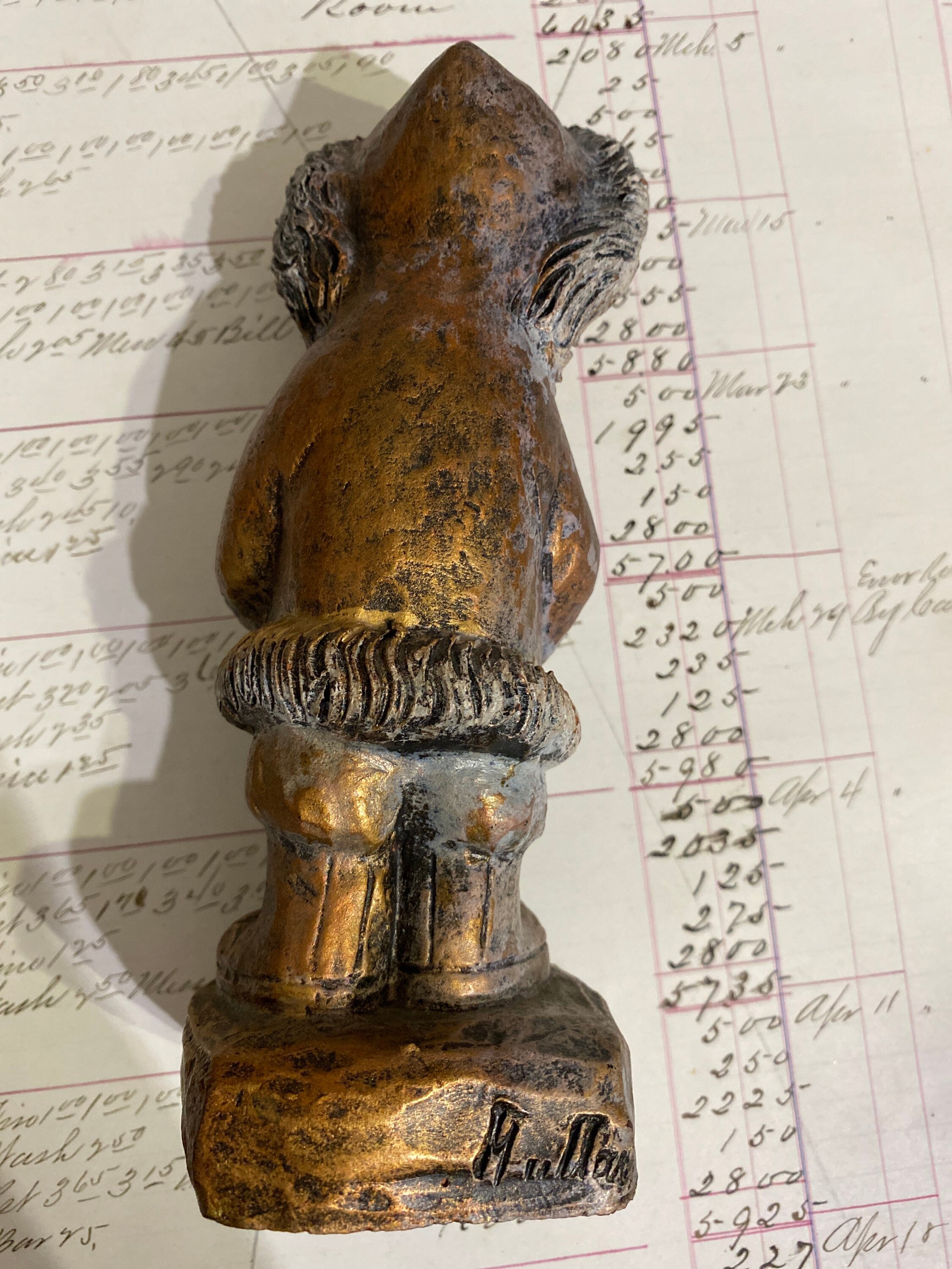 A Vintage Eskimo/inuit Figurine Child Holding A Fish Spain Made - Etsy