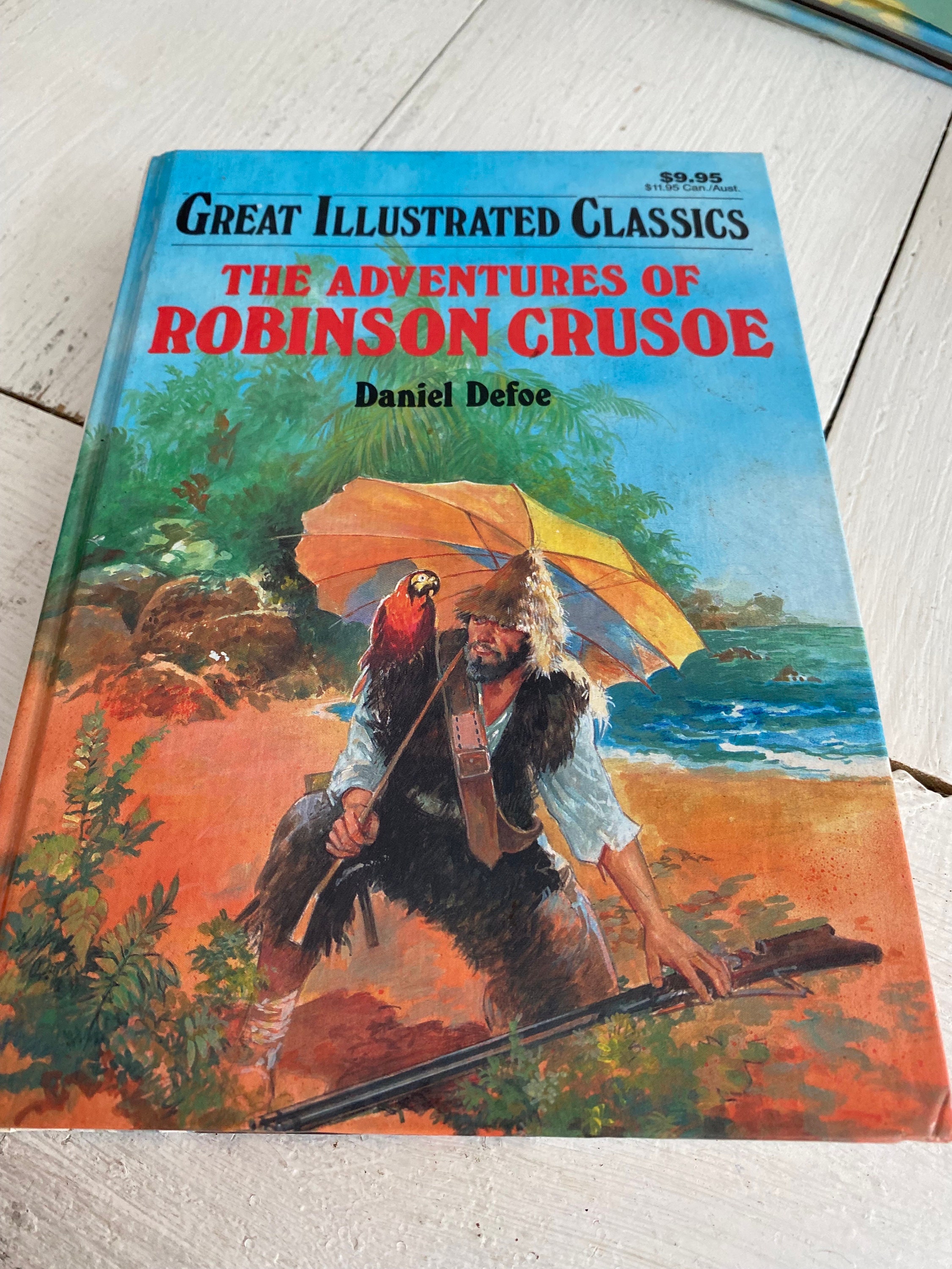 The Adventures of Robinson Crusoe Daniel Defoe Great Illustrated ...