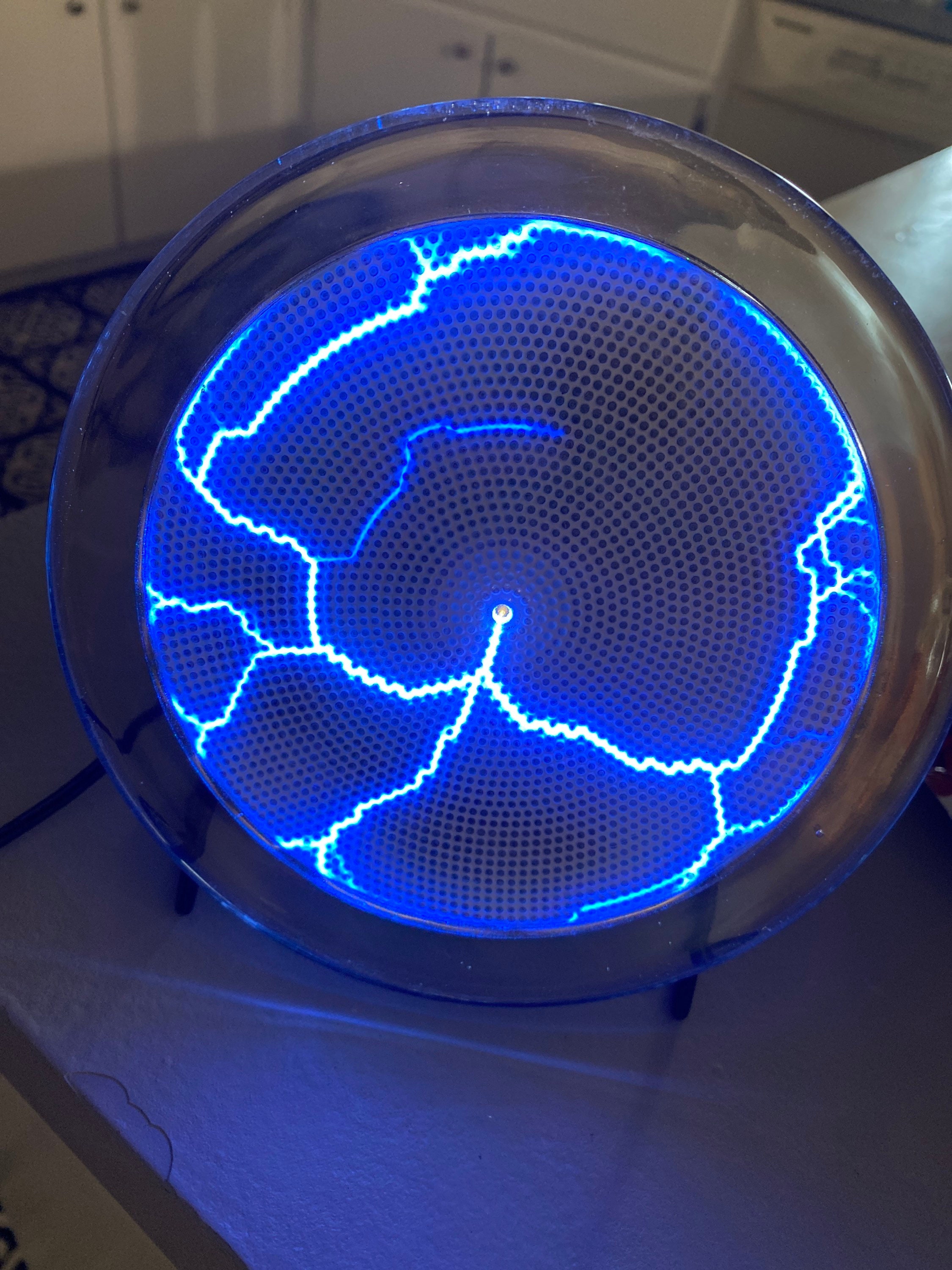 Vintage Lumin Disk Light Blue - Etsy