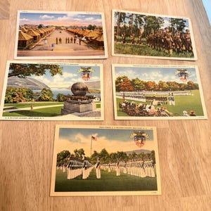 5 1930’s 1940’s Military Postcards - Etsy