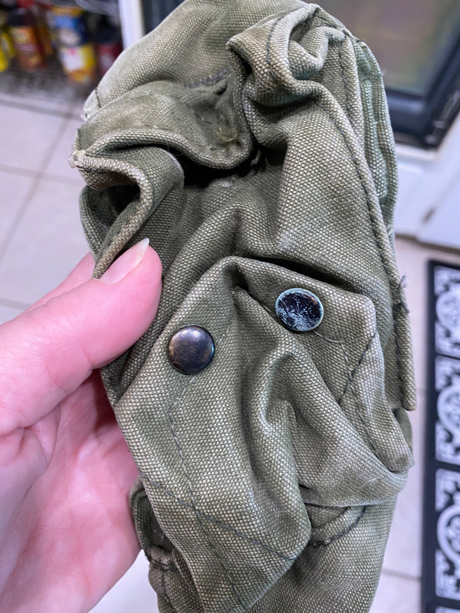 WW2 Army Gas Mask Protective Field Bag - Etsy