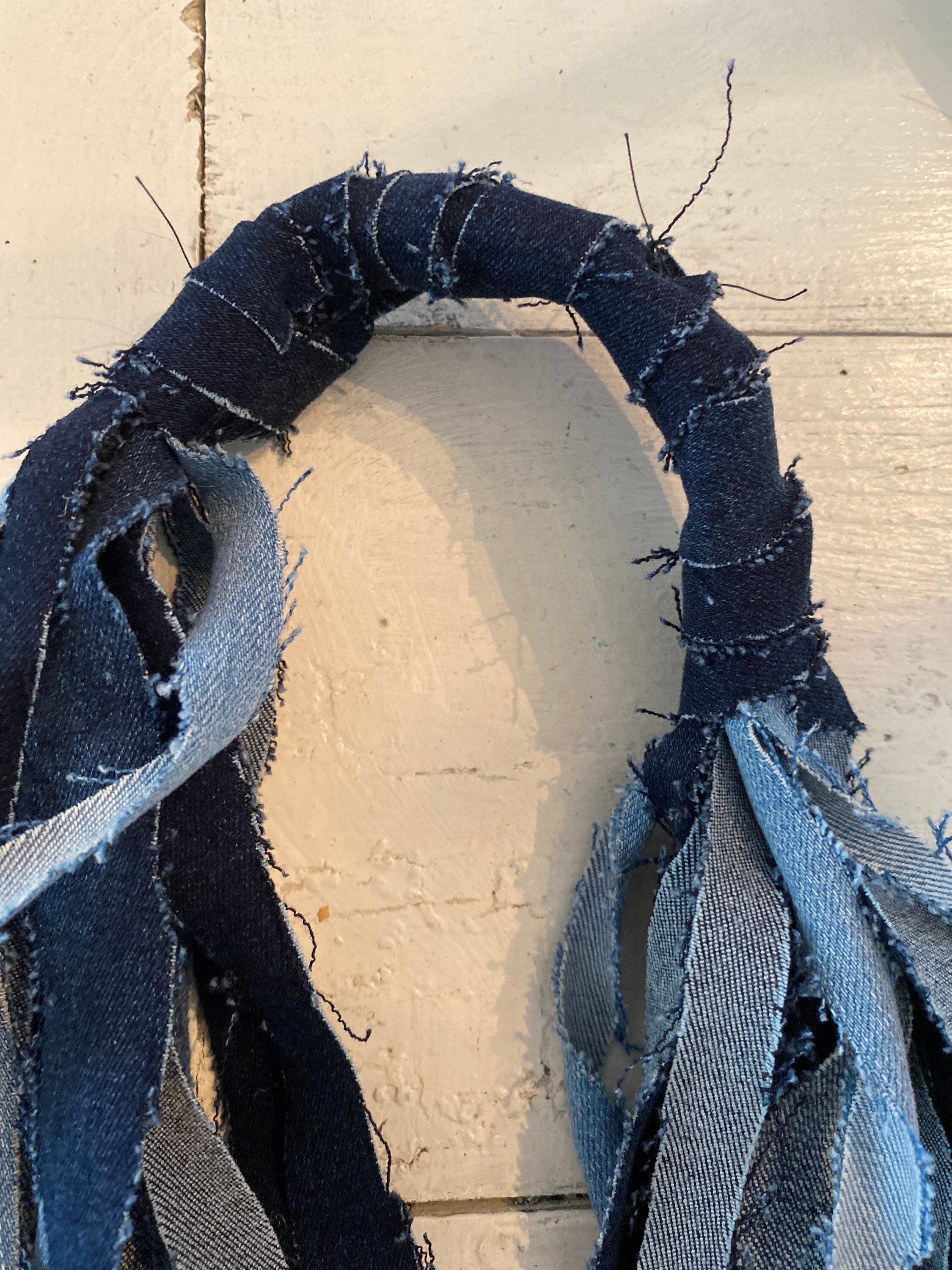 Handmade Jean Loop Necklace Scarf - Etsy