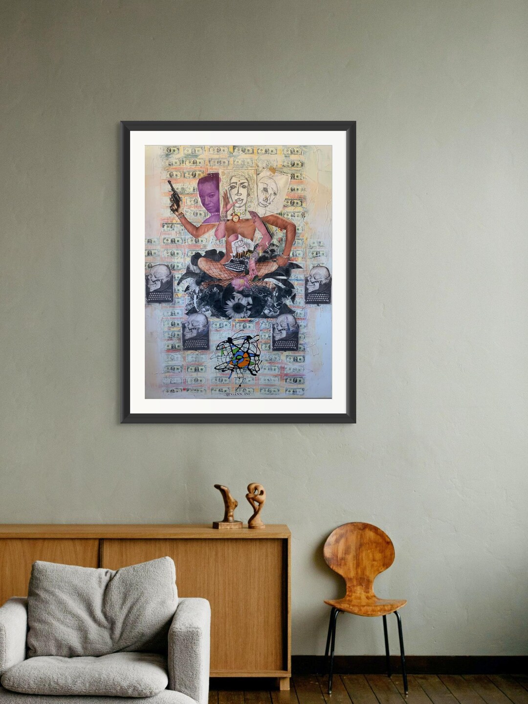 Lotus & Gun POSTER - Etsy