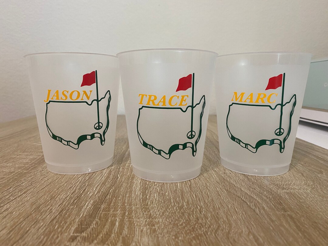 Master's Golf Cups, Golf Party Cups, Golf Weekend Decor, Bachelor Party ...