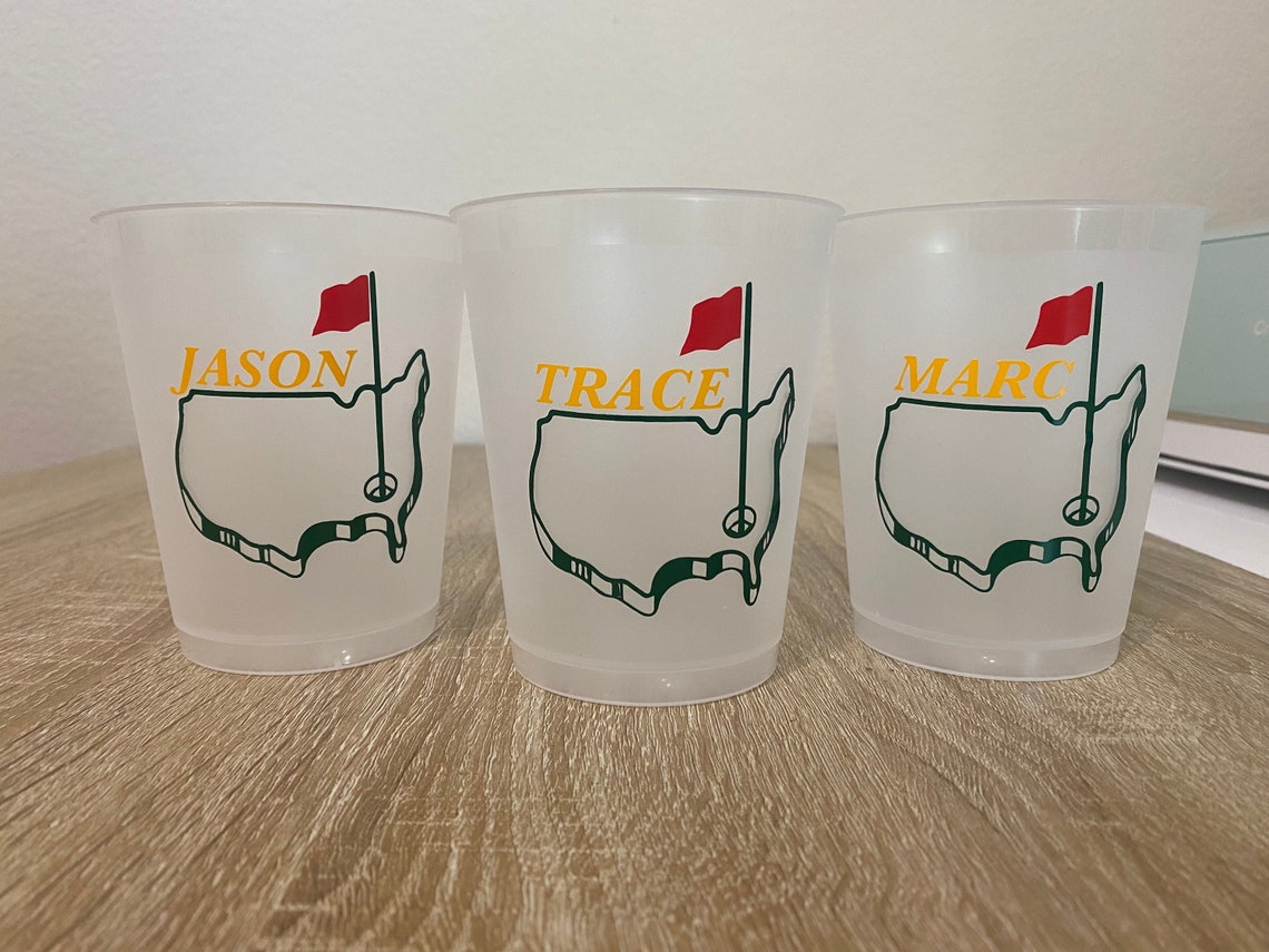 Master's Golf Cups Golf Party Cups Golf Weekend Decor - Etsy