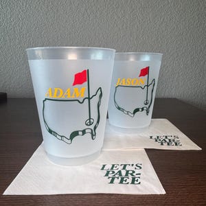 Personalized Golf Cups: Golf Tournament Favors, Bachelor Party Favors ...