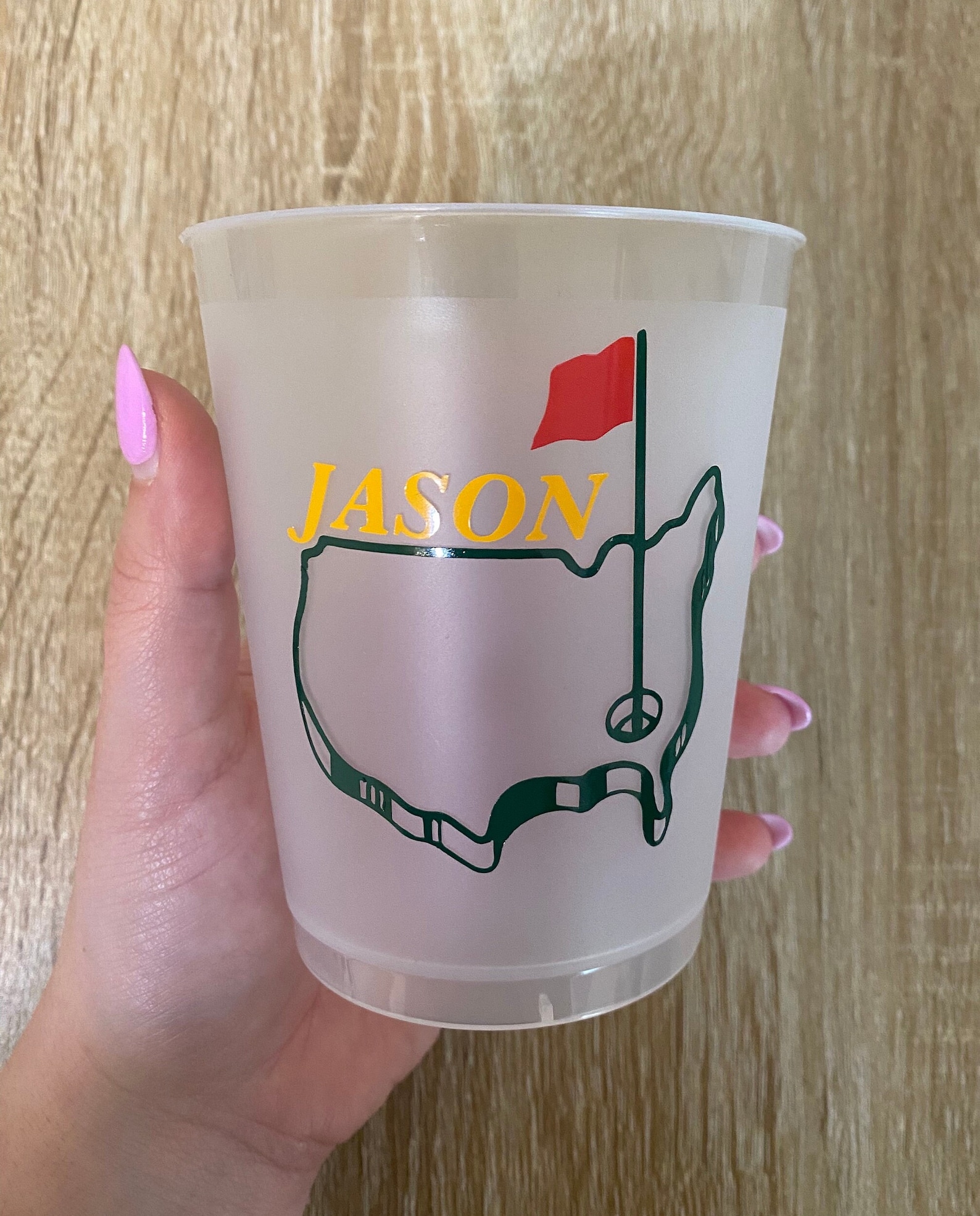 Master's Golf Cups Golf Party Cups Golf Weekend Decor - Etsy
