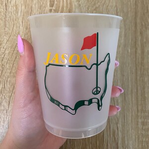 Master's Golf Cups, Golf Party Cups, Golf Weekend Decor, Bachelor Party ...