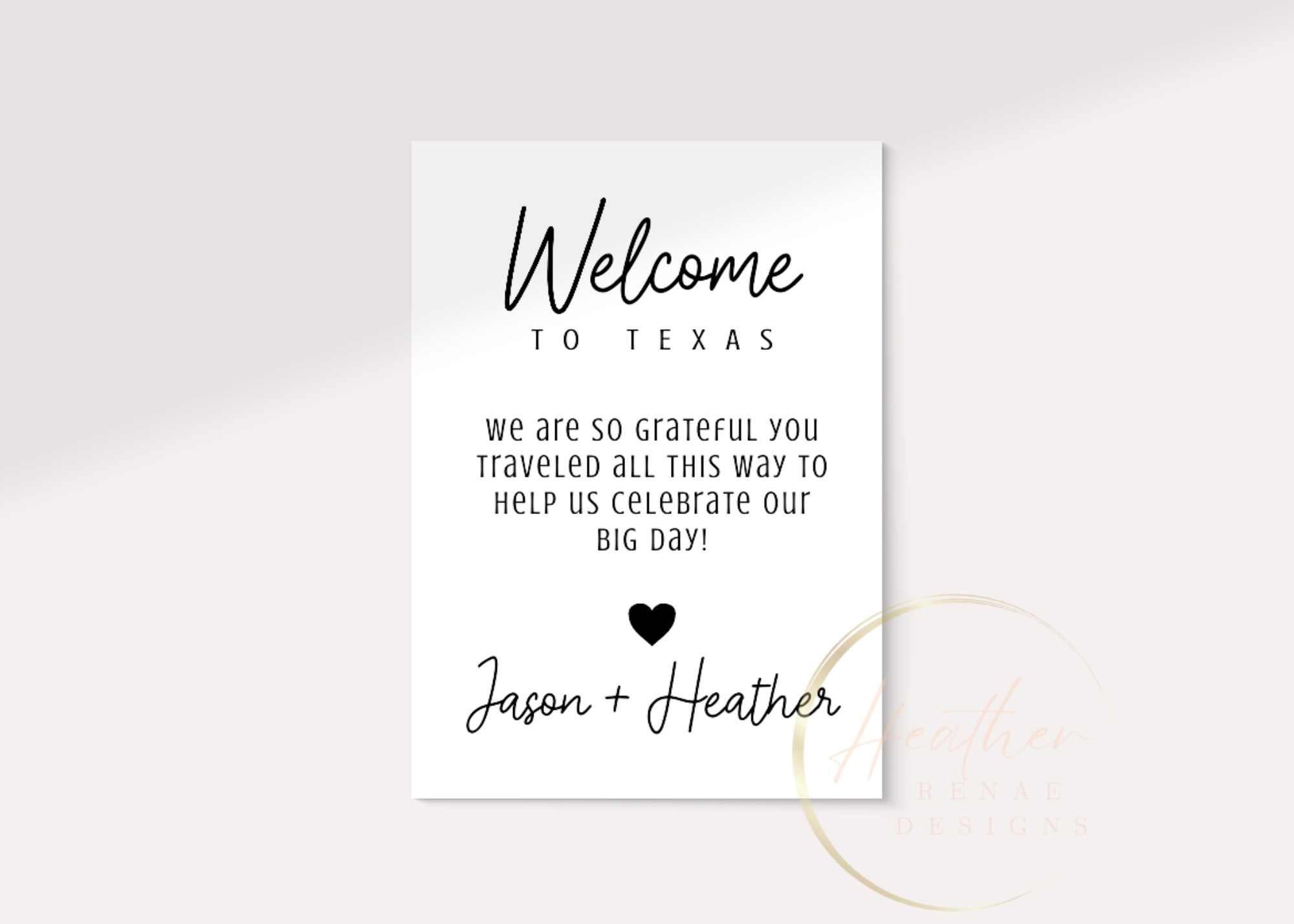 Wedding Welcome Bag Tags, Welcome Notes for Wedding, Destination ...