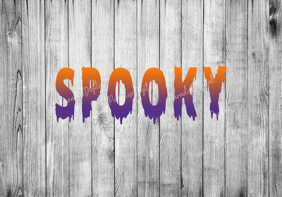 SPOOKY SVG, Fall Decor Svg, Spooky Season, PNG - Etsy