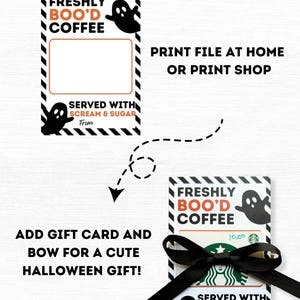 Halloween Teacher Gift Card Holder, Teacher Gifts, Halloween Coffee ...