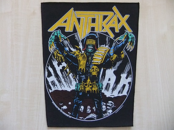 Anthrax Judge Dredd Rückenaufnäher Backpatch - Gem