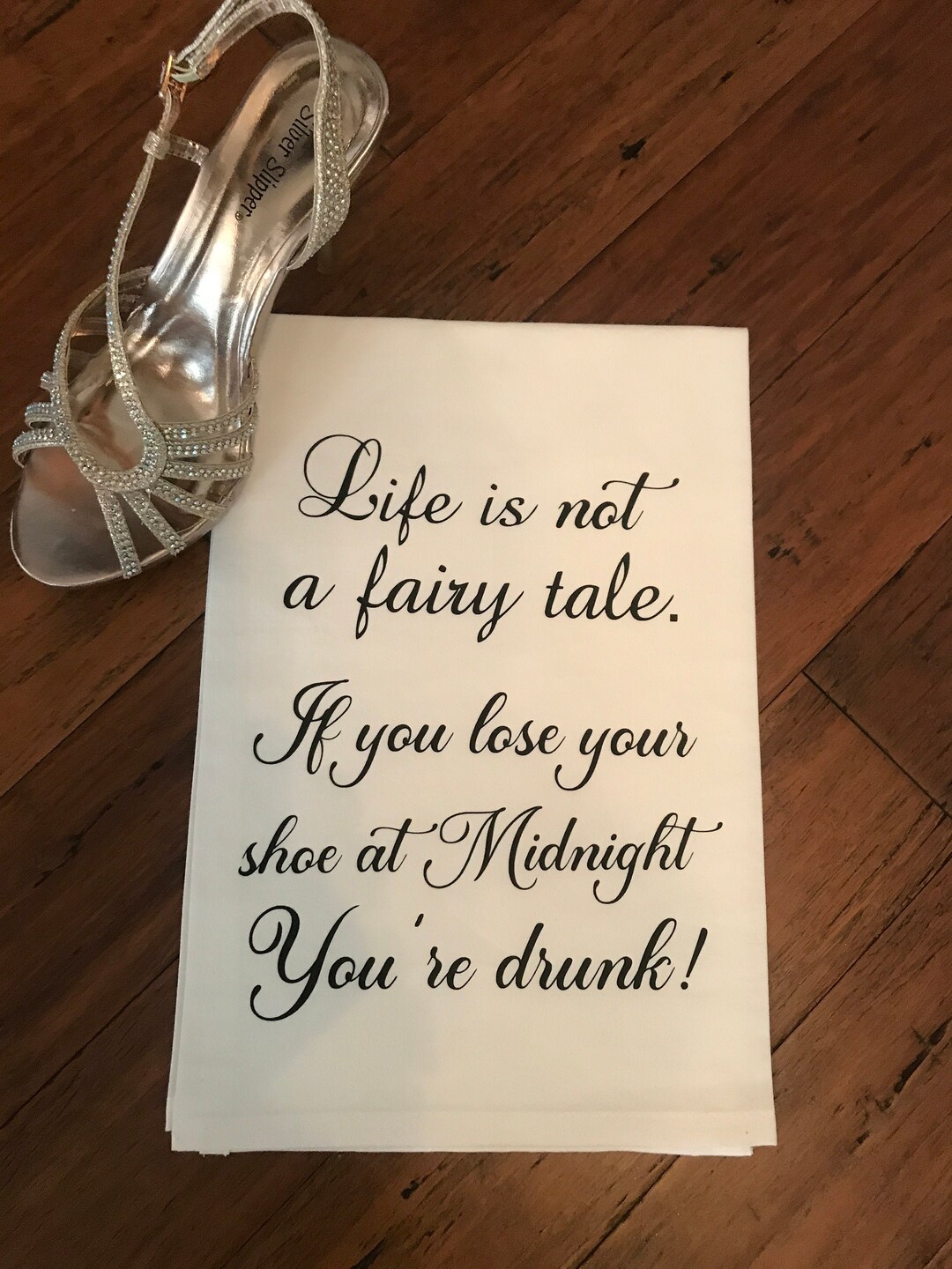 Life is Not A Fairy Tale Tea Towel With Funny Sayings - Etsy