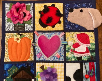 Adult Fidget Quilt - Etsy