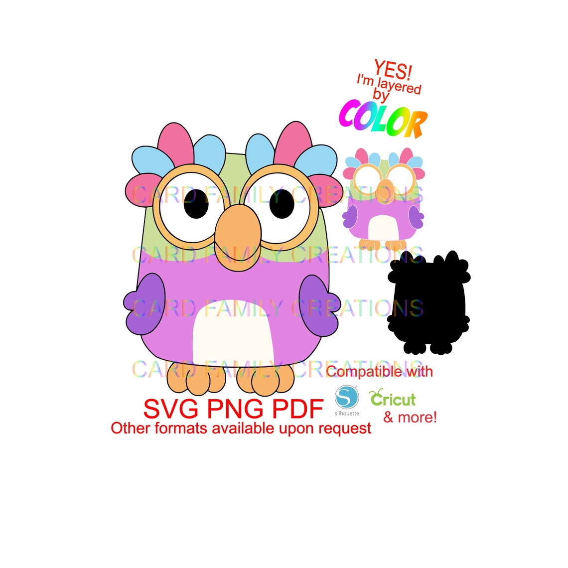 Chatterbox Svg Bluey Svg Bluey Owl Svg Bluey Characters - Etsy Finland