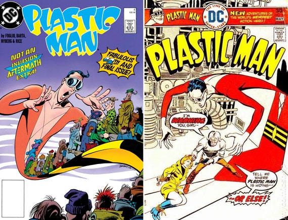 Plastic Man Digital Comics sur CD Collection. - Etsy France